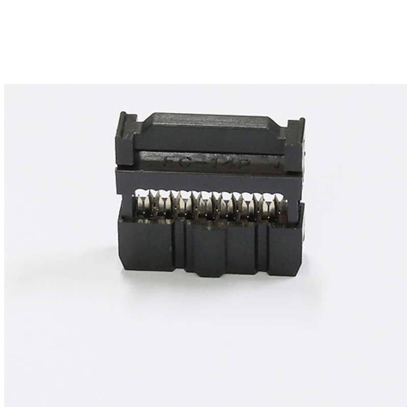 WCON 2.54mm IDC Socket 14P Spring Type With Bump Sel.1U" Au / Ni ...