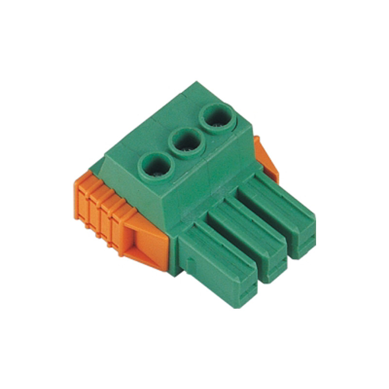 Green Barrier Style Terminal Blocks , Feed Through / Din Rail Terminal ...