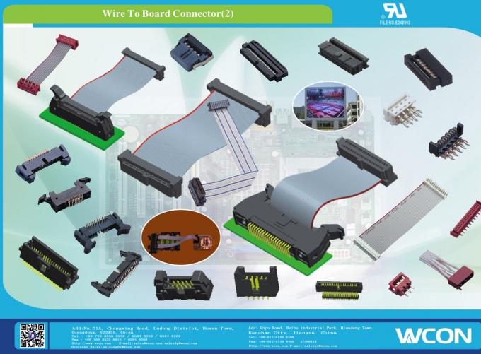 Latch Header 2.00mm 2 * 7P 180°DIP Latch Header S Type Brass Gold Flash